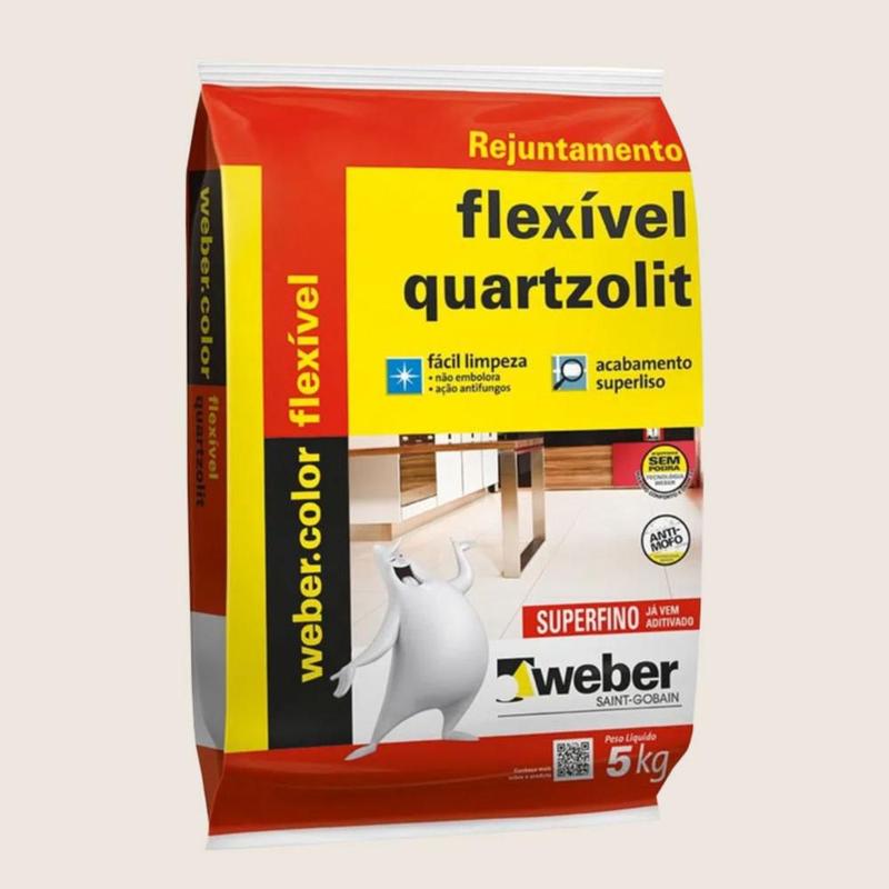 Rejunte Flexível 5Kg Palha Weber Quartzolit - Rejunte - Magazine Luiza