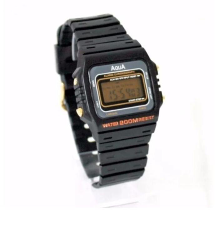 Relógio Aqua Hd Retro Digital Vintage A prova Dagua - Relógio de Pulso ...