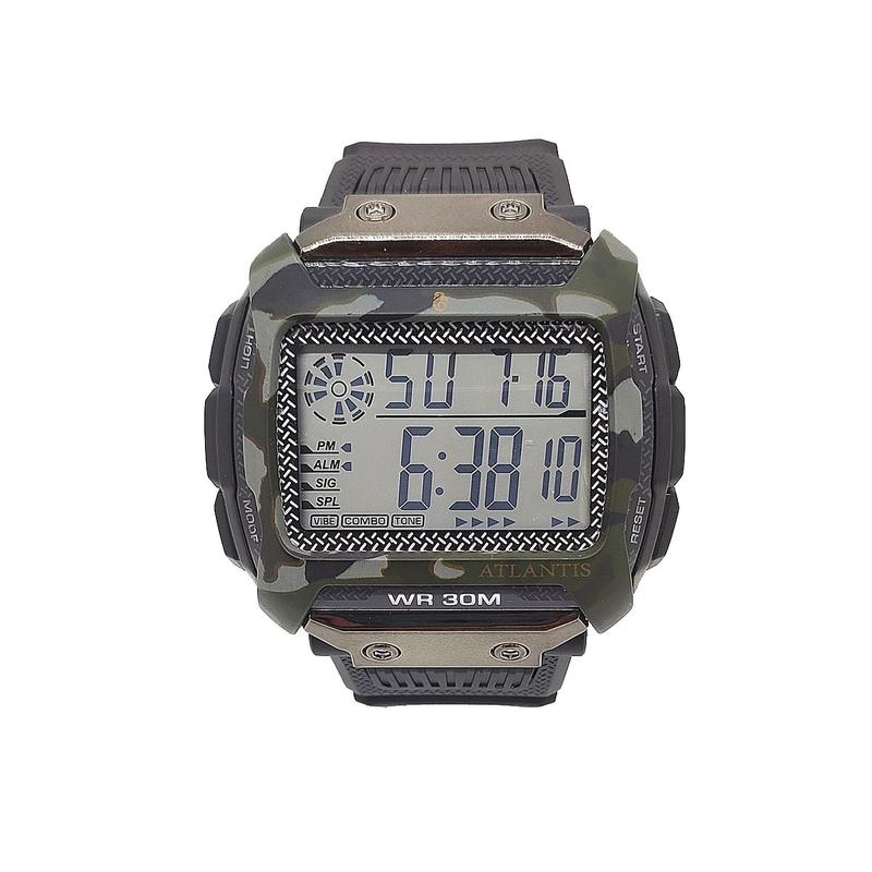 Relógio Atlantis Original Digital C/Alarme Resistente à Água - Relógio ...
