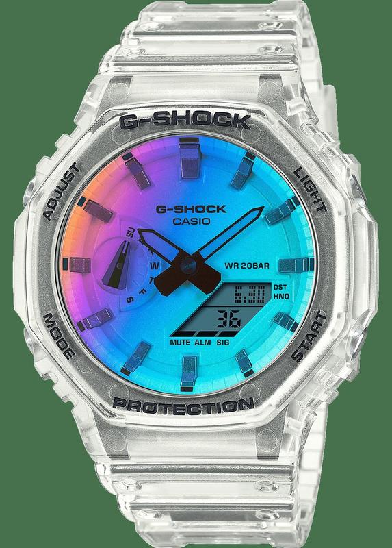 Relógio CASIO G-SHOCK Iridescent Color GA-2100SRS-7ADR - Relógio ...