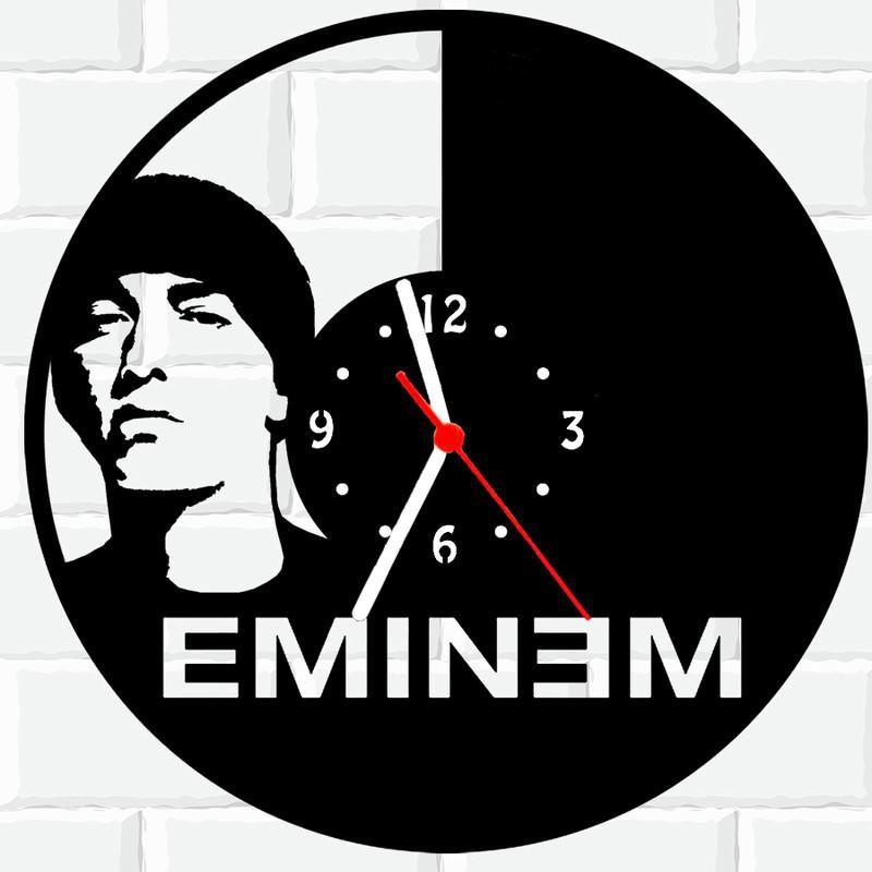 Relógio De Madeira MDF Parede Eminem Rap Rapper 2 - RB Criações ...