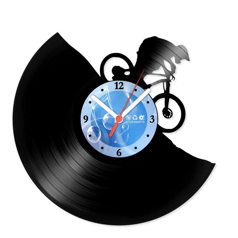 Relógio De Parede Disco Vinil Esportes - Mountain Bike - VES-060 ...