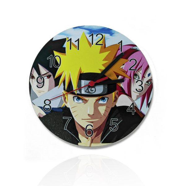 Relogio de Parete Naruto Time 7 Sasuke Sakura Kakashi - Minha Loja Geek ...