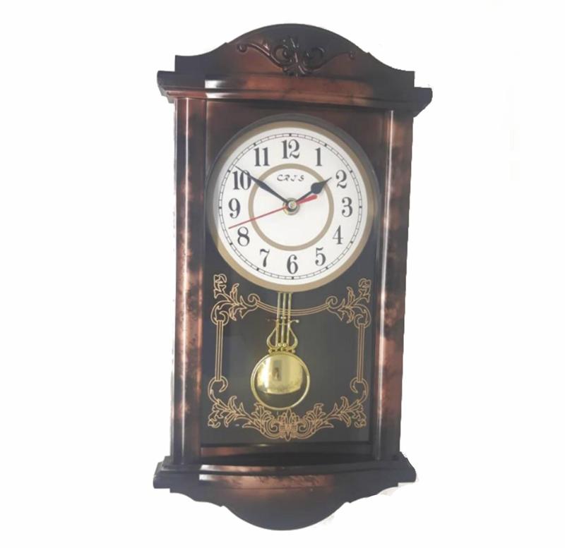 Relogio De Pendulo Ativo 39 x 20 Cm Retrô Modelo Antigo rustico - Cris ...