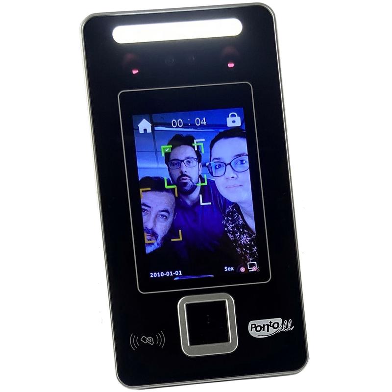 Relógio De Ponto c/ Reconhecimento Facial Biometria e Cartão de ...