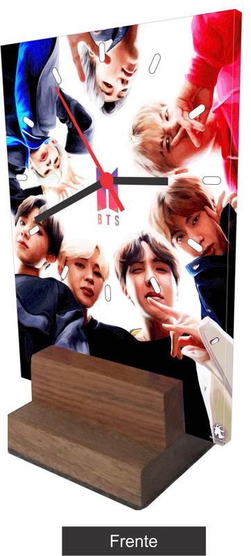 Relógio decorativo de mesa - KPOP - BTS - Visaoled - Relógio ...