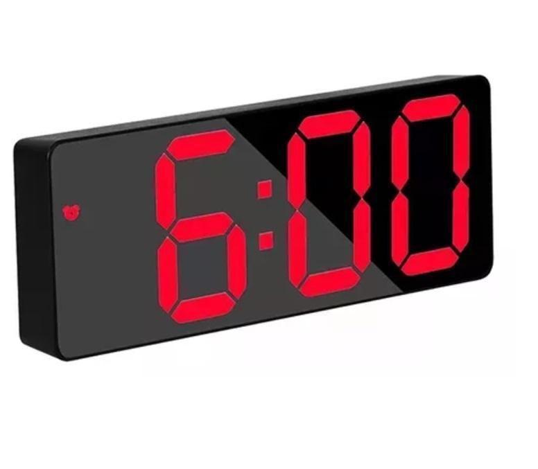 Relógio Digital LED Alarme ZB 4004, 3 Intensidades - Luatek - Relógio ...