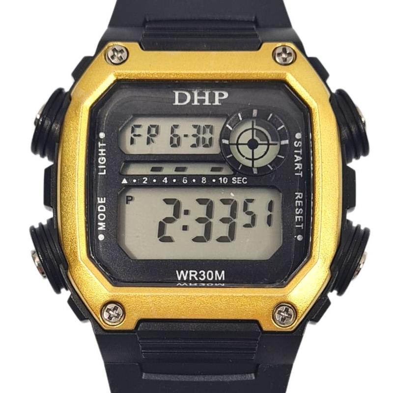 Relógio Digital Unissex Retrô DHP A Prova DAgua - Relógio Masculino - Magazine Luiza