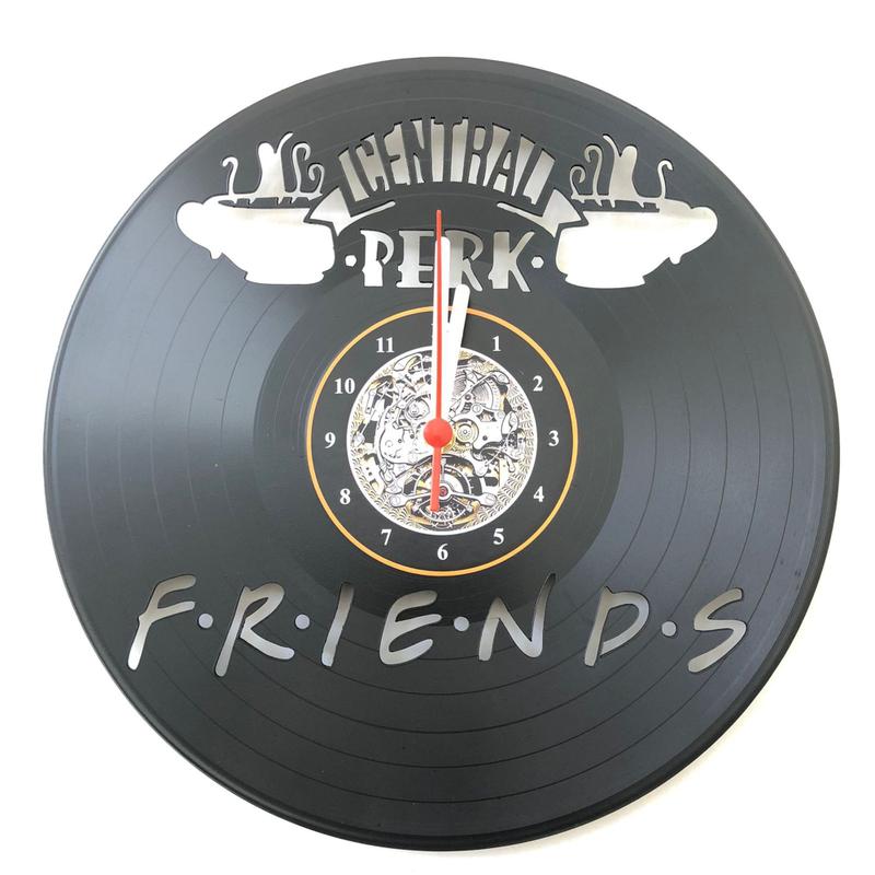 Relógio Disco De Vinil, Friends, Central Perk, Série, Seriado ...