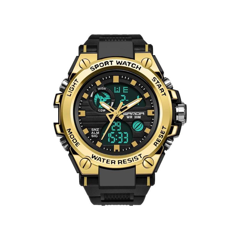 Relógio Esportivo De Pulso Sanda 739 Estilo Analógico E Digi - Relógio ...
