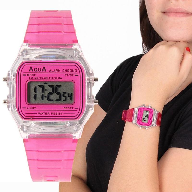 Relógio Feminino e Masculino Modelo Aqua Clássico Vintage À Prova D'agua - Relógio Masculino ...