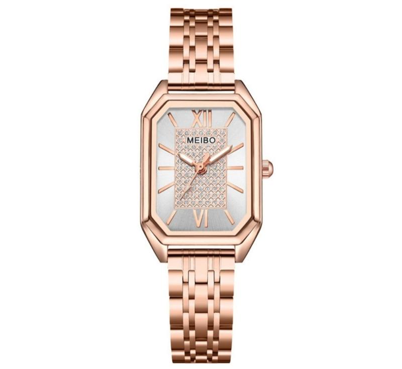 Relógio Feminino Meibo Luxo Analógico Quartzo Com Estojo - Relógio ...