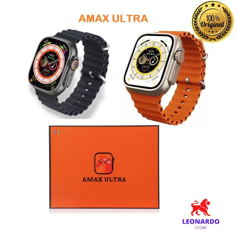 Relógio Inteligente 2 Pulseira Amax Ultra New 2023 49mm Nfc ...