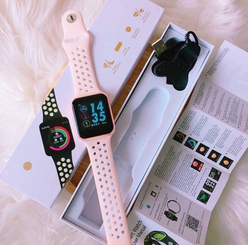 Relógio Inteligente Smart Watch F8 Touch Screen Rosa - - 01SMART ...