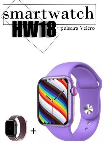 Relogio Inteligente Smartwatch HW18 40mm + Pulseira Nylon - Smartwatch e Acessórios - Magazine Luiza