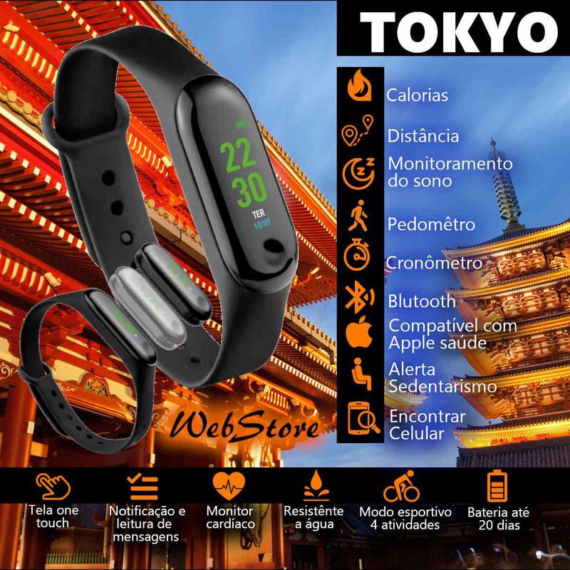Relogio inteligente smartwatch Tokyo ES264 - ATRIO - Smartwatch e ...
