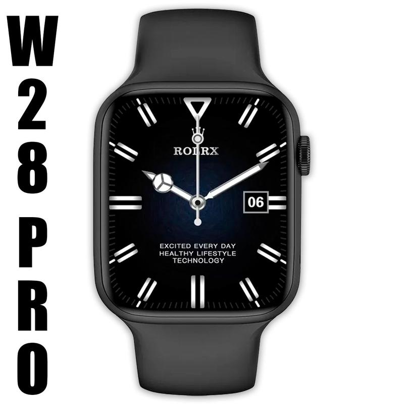 Relógio inteligente SmartWatch W28 Pro Serie 8 Tela Always On Display ...