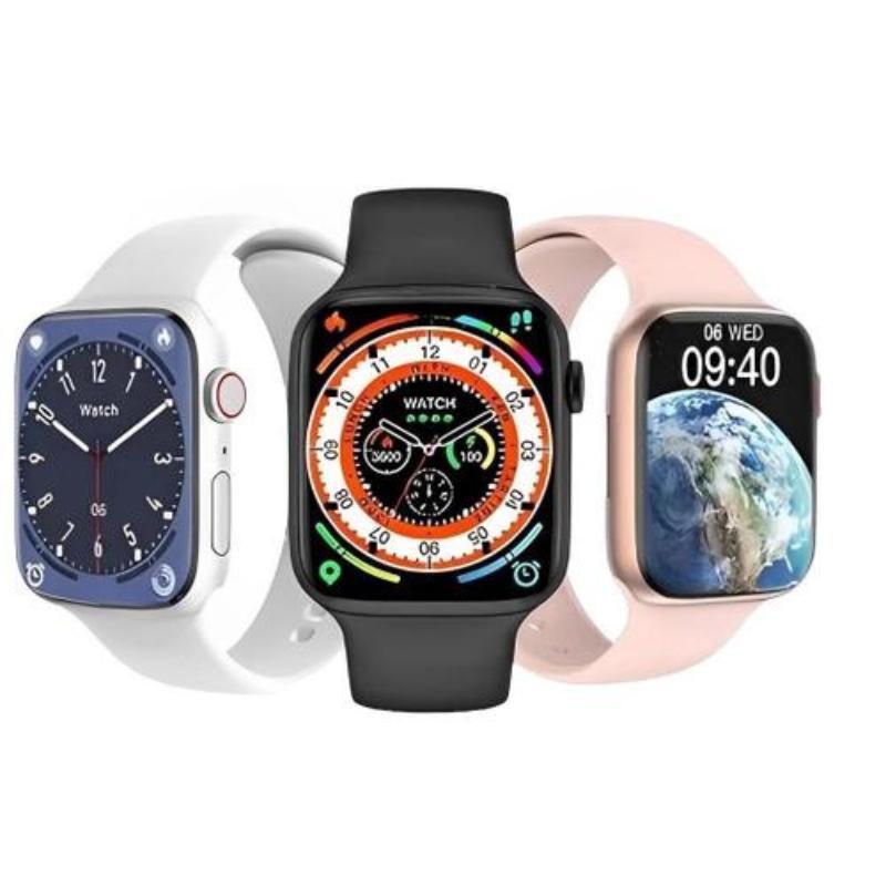 Relógio inteligente smartwatch Watch 8 Pro troca pulseira ligações ...