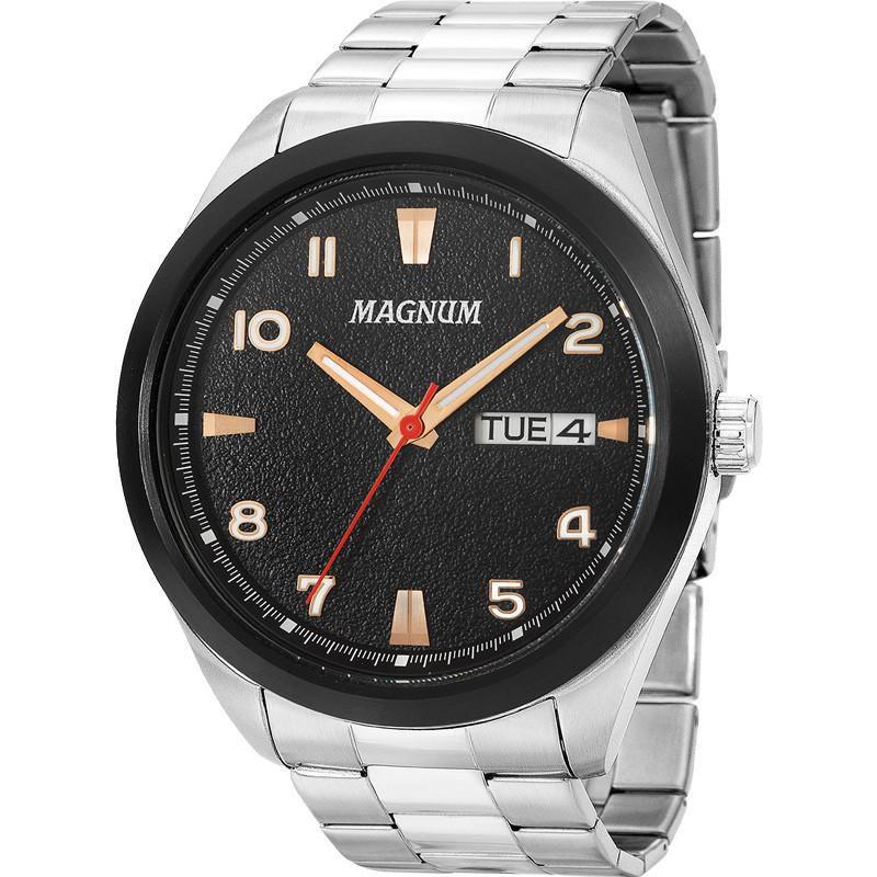 Relógio Magnum Masculino Prata MA34923T - Relógio de Pulso - Magazine Luiza