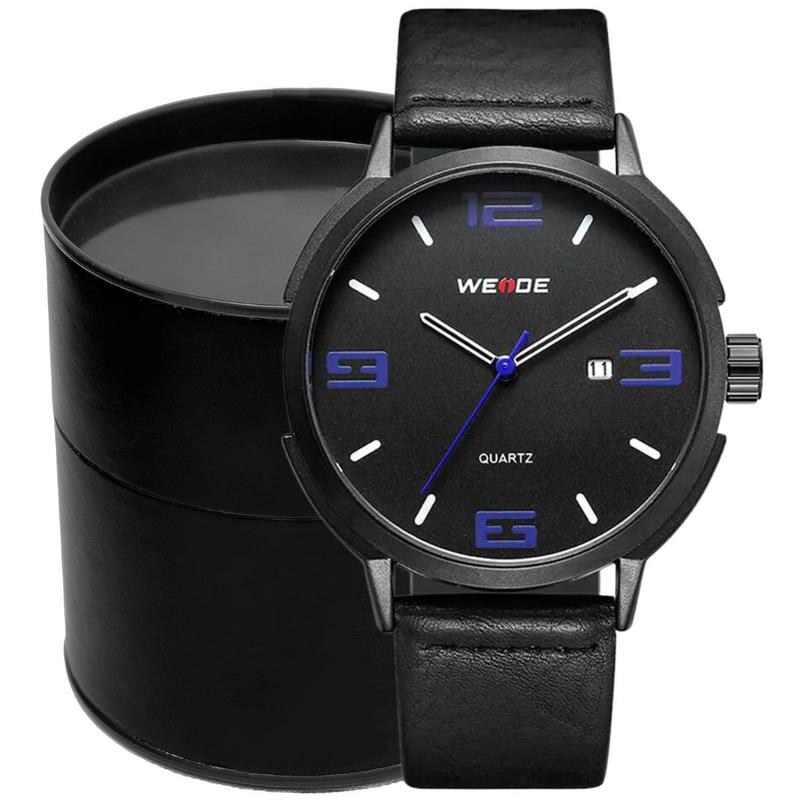 Relógio masculino analógico top original couro social - Weide - Relógio Masculino - Magazine Luiza