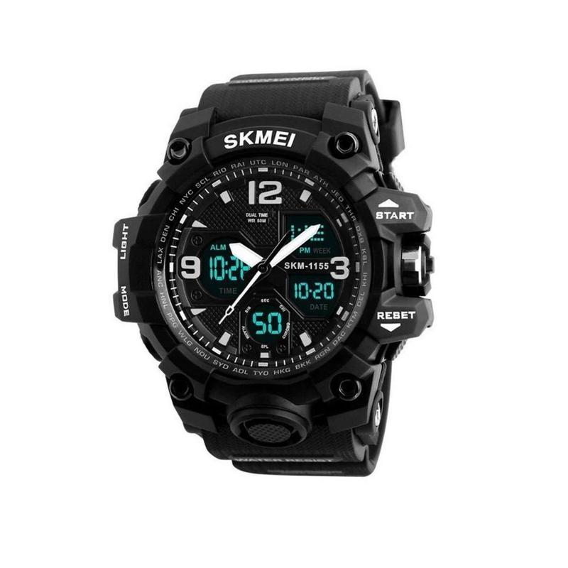 Relógio Masculino Digital Militar Esportivo SKMEI 1155 - Com estojo ...