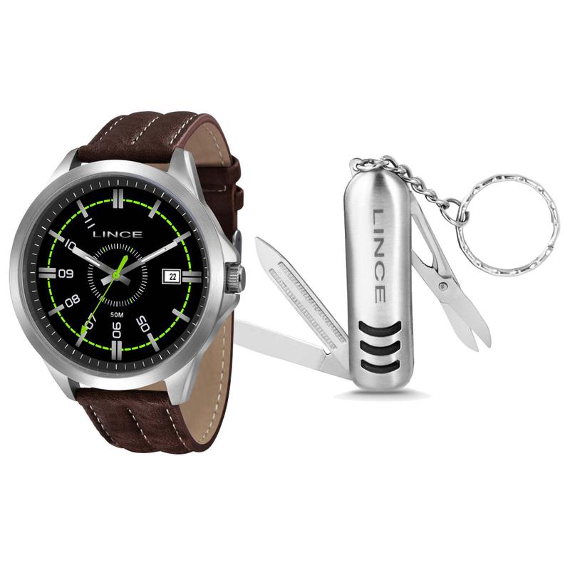 Relógio Masculino Lince MRC4363S KT43P2NB Kit com Canivete - Relógio ...