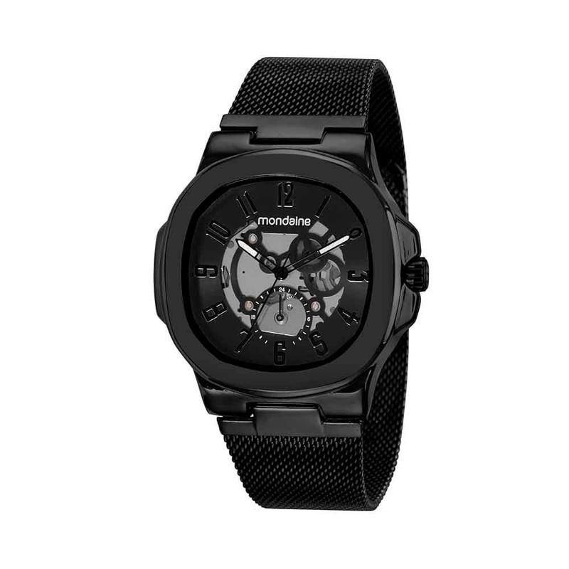 Relógio Masculino Multifunção Moda Preto - Mondaine - Relógio Masculino ...