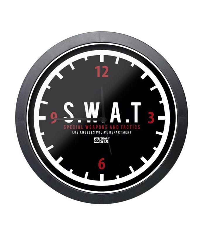 Relógio Militar de Parede SWAT Preto - Team Six - Relógio / Despertador ...