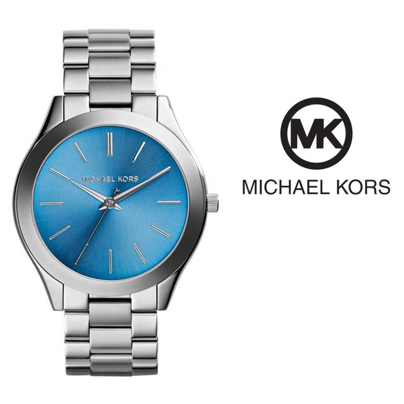 Relógio Mk3292 Slim Feminino Prata e Azul - Relógio Feminino - Magazine ...