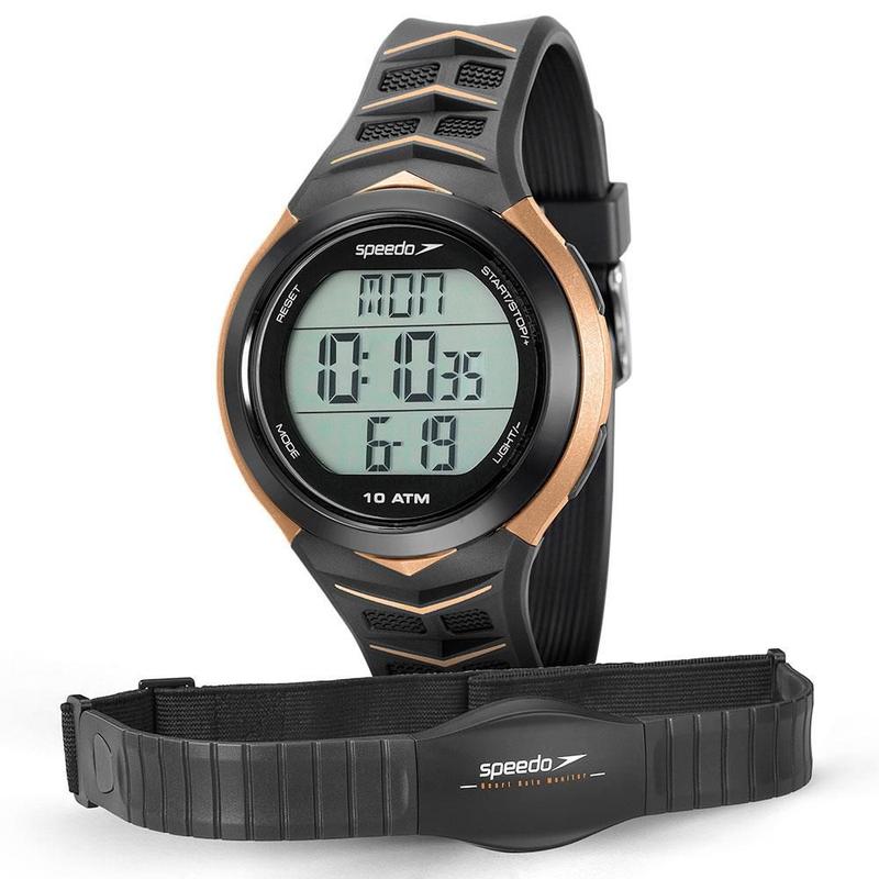 Relógio Monitor Cardíaco Speedo 80621G0EVNP3 Frequência - Monitor ...