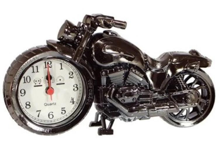 Relógio Moto De Mesa Despertador Decoração Em Forma De Moto - Garota ...