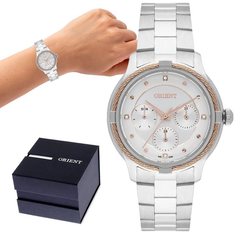 Relógio Orient Feminino Pequeno Prata Original - Relógio Feminino ...