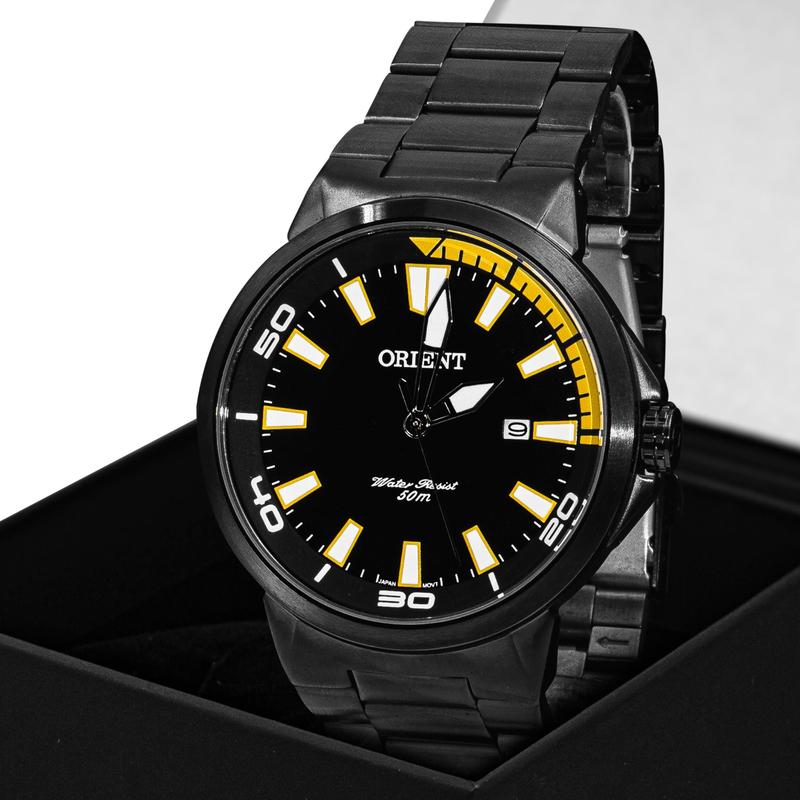 Relógio Orient Masculino Preto Relógio Sport Relógio Original Relógio ...