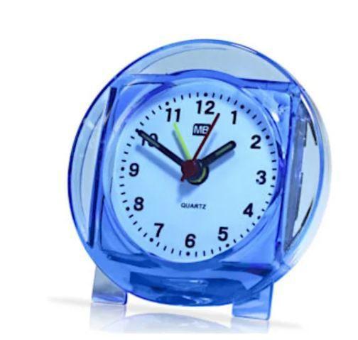 Relógio Pequeno com Alarme Despertador Transparente Cores Mesa-r1 ...