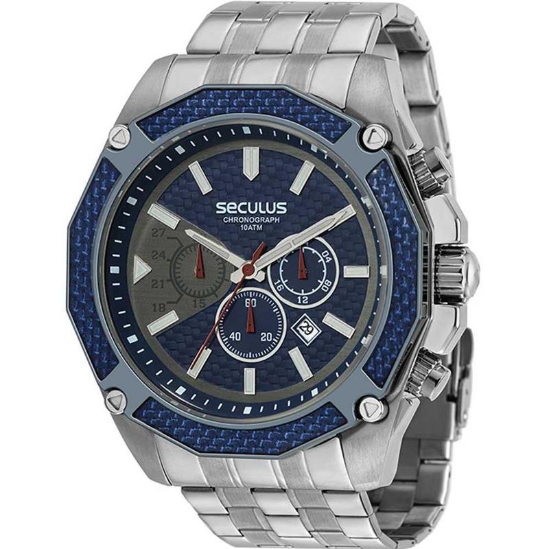 Relógio Seculus Masculino Chronograph 44077G0SVNA2 - Relógio Masculino ...