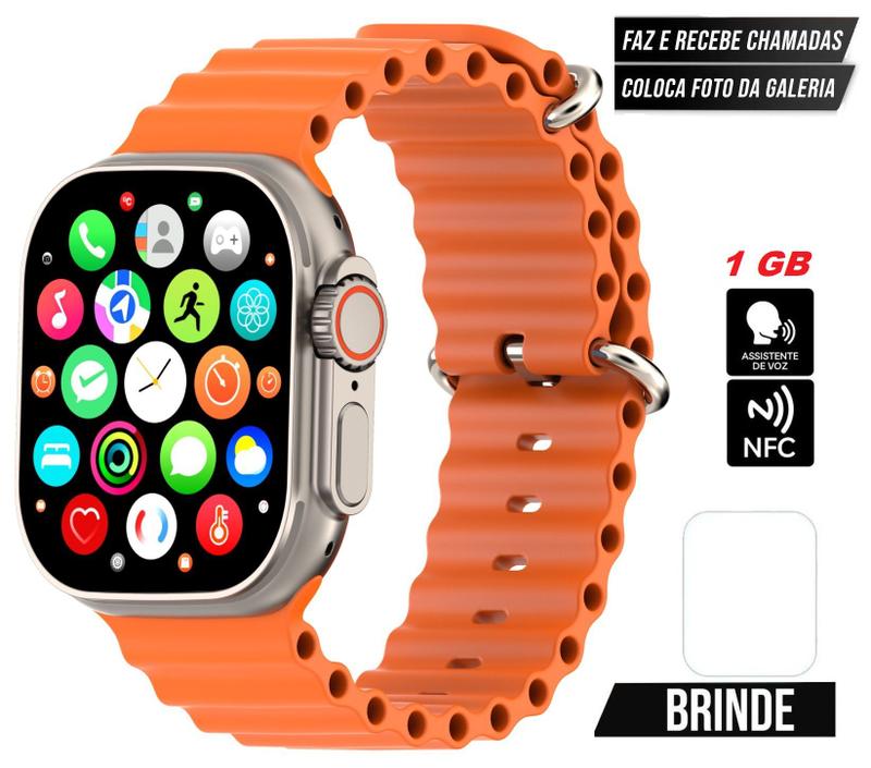 Relógio Smartwatch Infinity Series 9 - 49mm - Original NFe - Mike ...