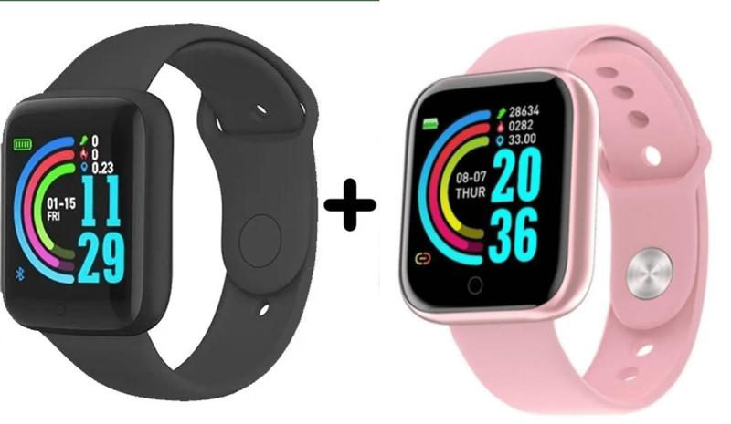 Relógio Smartwatch Kit Mozão Para Casal Original 2 Unidades - Fitpro ...