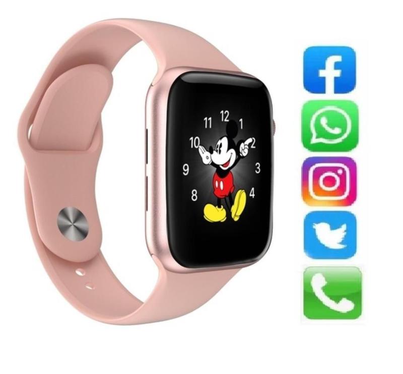 Relógio Smartwatch LD5 Pro Mickey Ligações Monitor Cardíaco - BR ...
