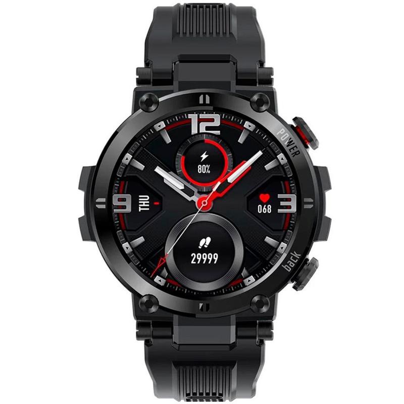 Relógio Smartwatch Masculino Touch Screen Militar Shock Preto ...