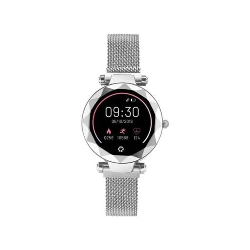 Relógio Smartwatch Paris Prata Android Ios Atrio A Prova Dágua Es384 Multilaser Smartwatch