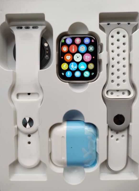 Relógio SmartWatch Pro-max X8 Kit Fone Bluetooth e Pulseiras - Big ...