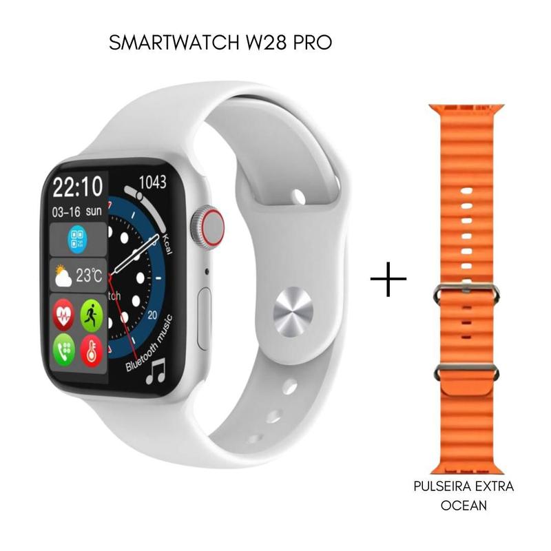 Relogio Smartwatch W28 Pro Series 8 Lançamento 2023 Tela Infinita ...