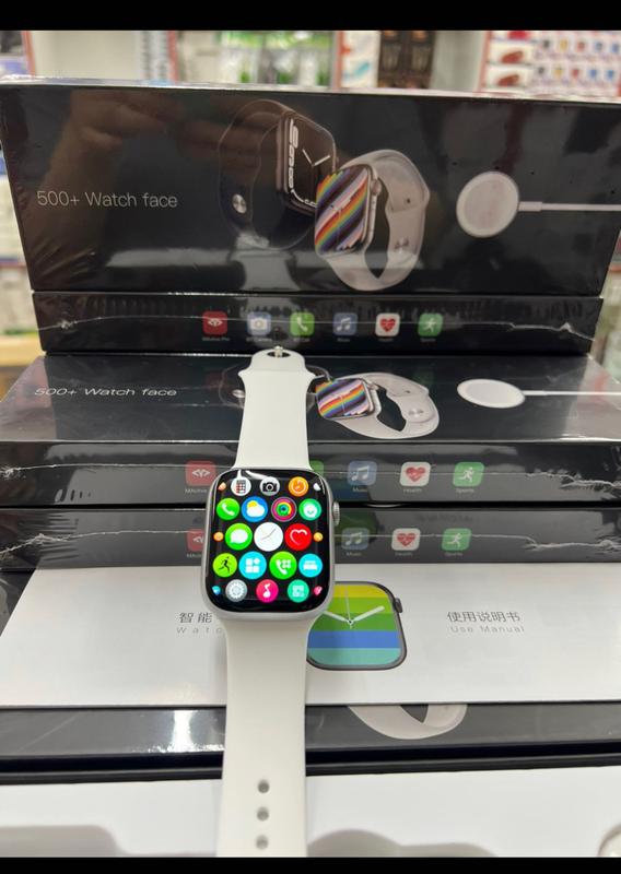 Relogio Smartwatch W28 Pro8 + 500 faces Nfc -Com Case e película ...