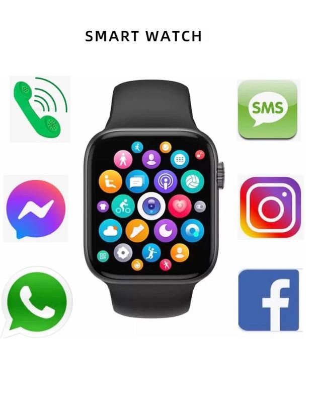 Relógio Smartwatch X8 Max Infinity Series 7 44mm Preto - Mike ...