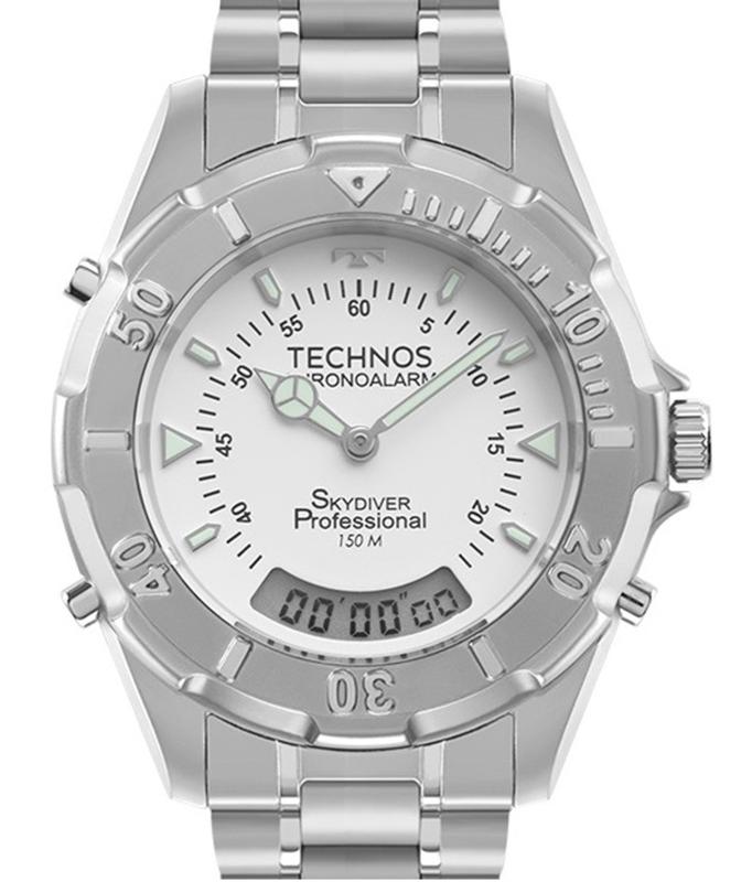 Relógio Technos Masculino Skydiver Performance Caixa Pequena T20557S/3B ...
