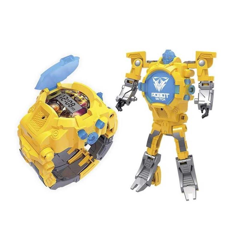 Relógio Transforma Robô Robot Watch Multikids BR498 Amarelo - Robô ...