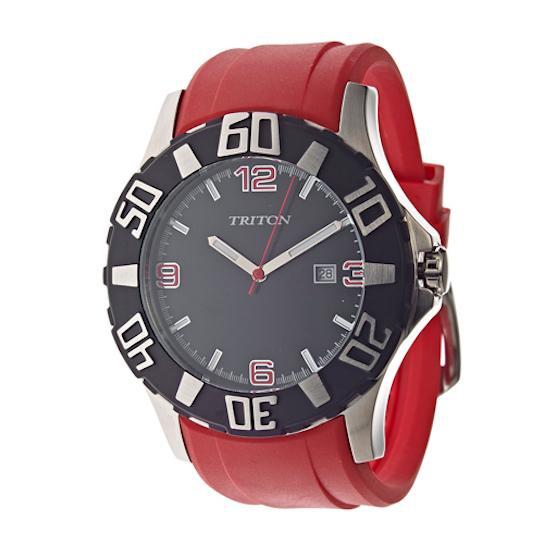 Relógio Triton MTX217 Preto/Vermelho - Relógio Masculino - Magazine Luiza