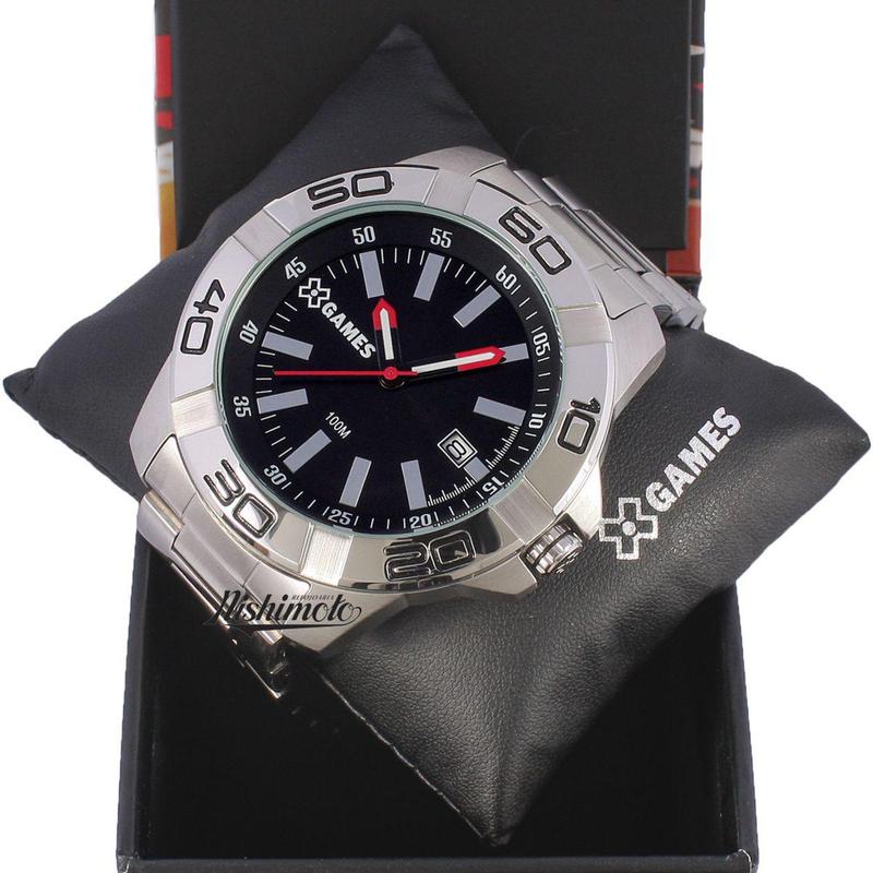 Relogio X-Games Masculino Aço Grande Analogico - Relógio Masculino ...