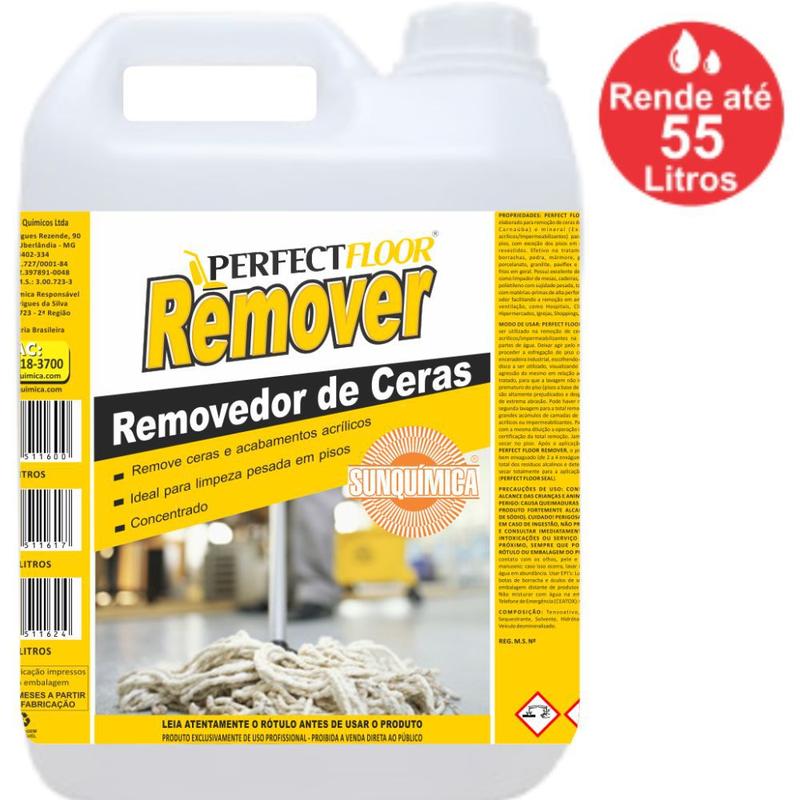 Removedor de Ceras Acrílicas e Carnaúba Perfect Floor Remover Galão c ...