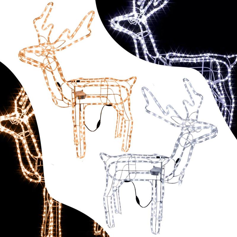 Rena Enfeite De Led 11m Decoração Natalina Iluminação Festas natal ...